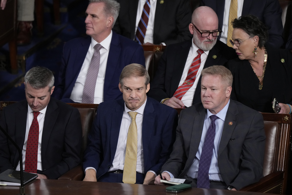 Republicans reject Jordan for House speaker on 1st ballot; more voting ...