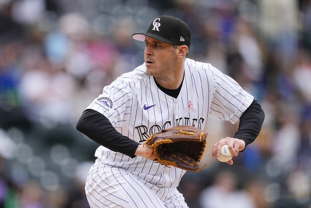 Blach's solid outing, Tovar's homer lift Rockies past Rangers 3-1 to ...