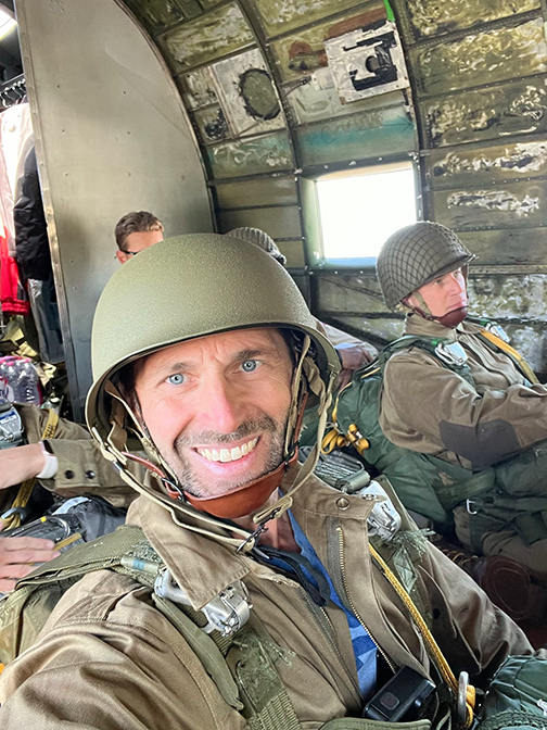 Aurora Rep. Crow, members of Congress commemorate D-Day with parachute ...