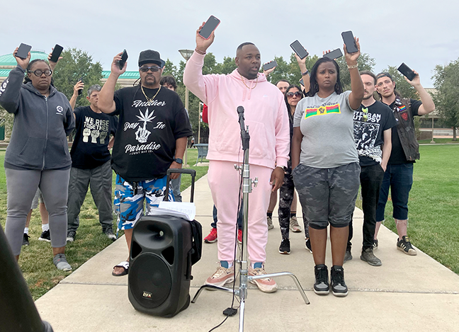 Kilyn Lewis shooting protesters persist at Aurora council meeting ...