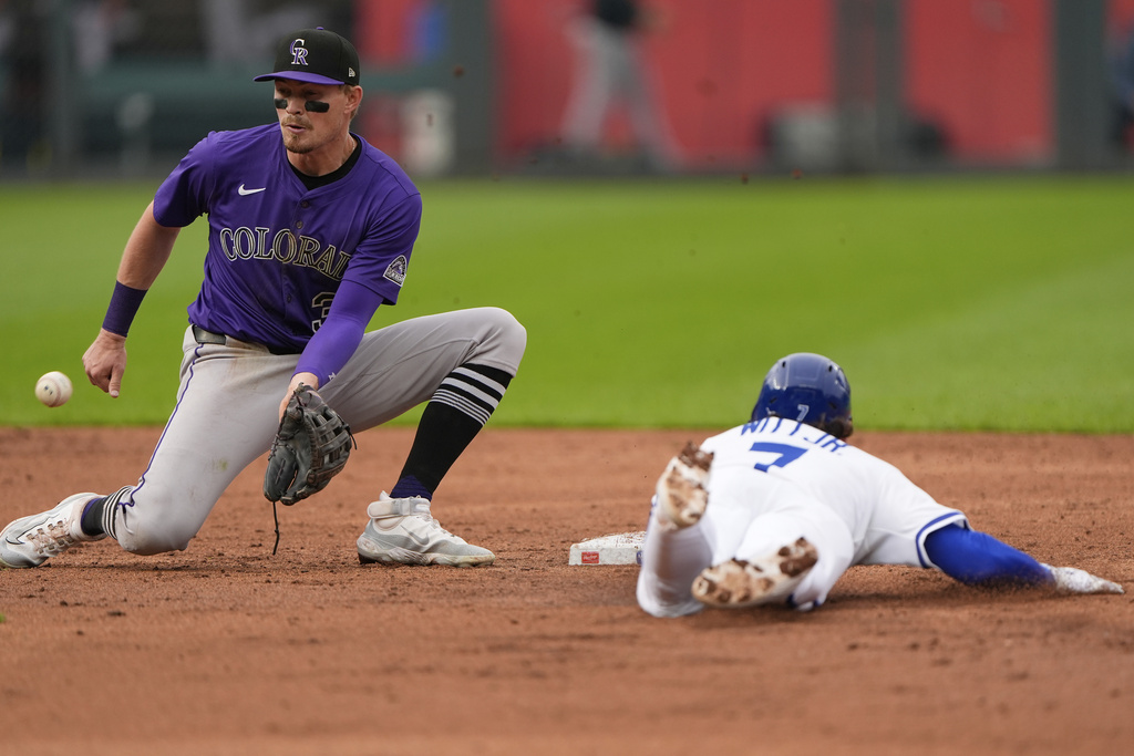 Witt's hit streak reaches 16 games, Royals beat Rockies 6-2 to wrap up ...