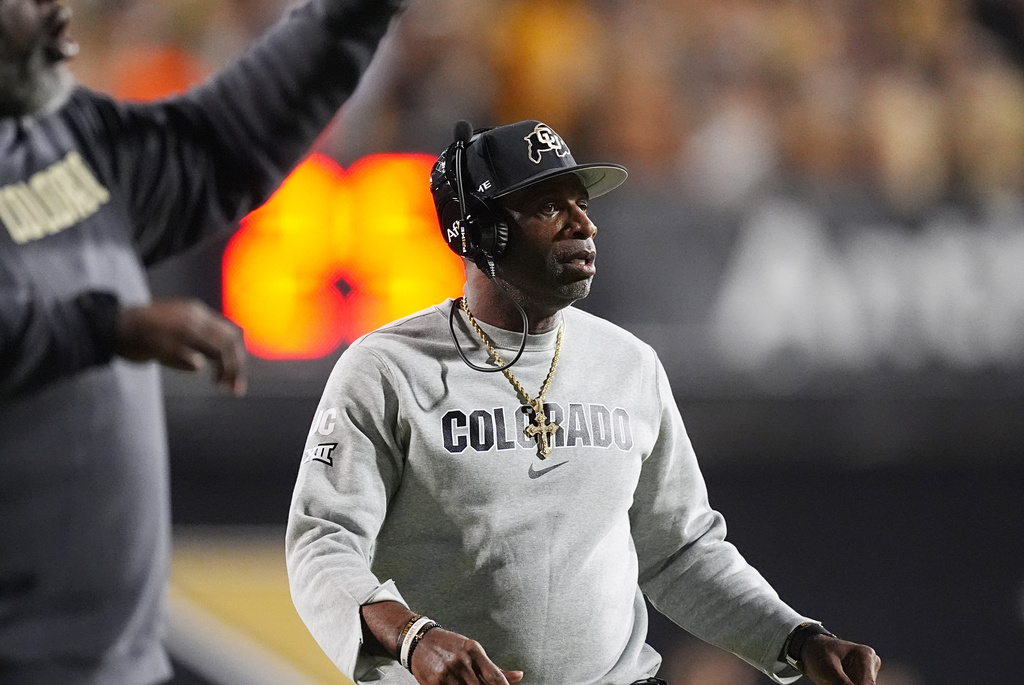 Deion Sanders back at Colorado practice after procedure for blood clots ...