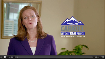 SOFT OPENING: Aurora 6th CD Candidate Morgan Carroll's first TV ad ...